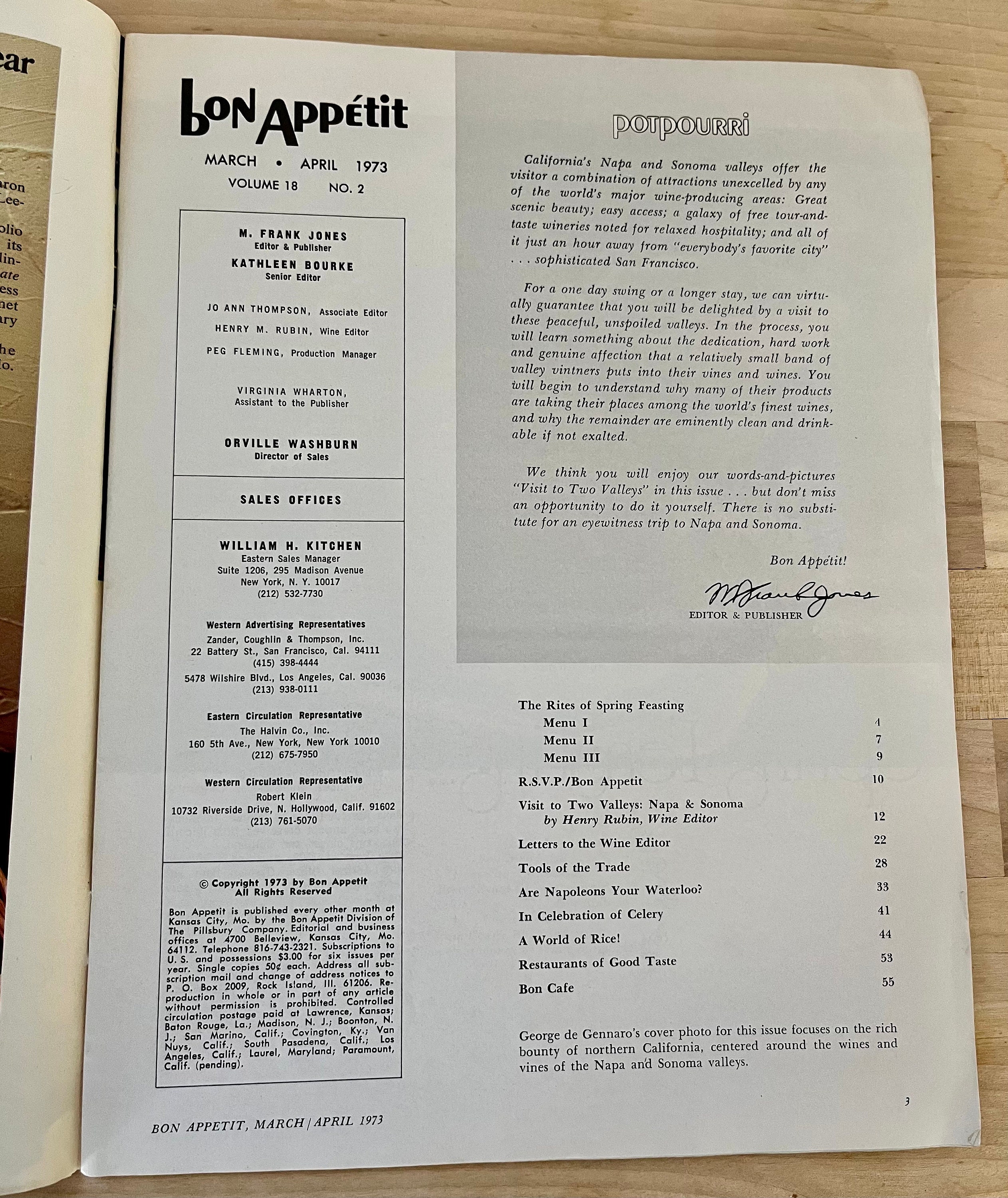 Vintage 1972/1973 Bon Appetit Magazines set of 3 - Etsy