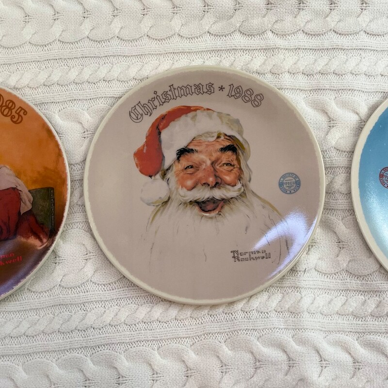 Santa Claus Plate - Etsy