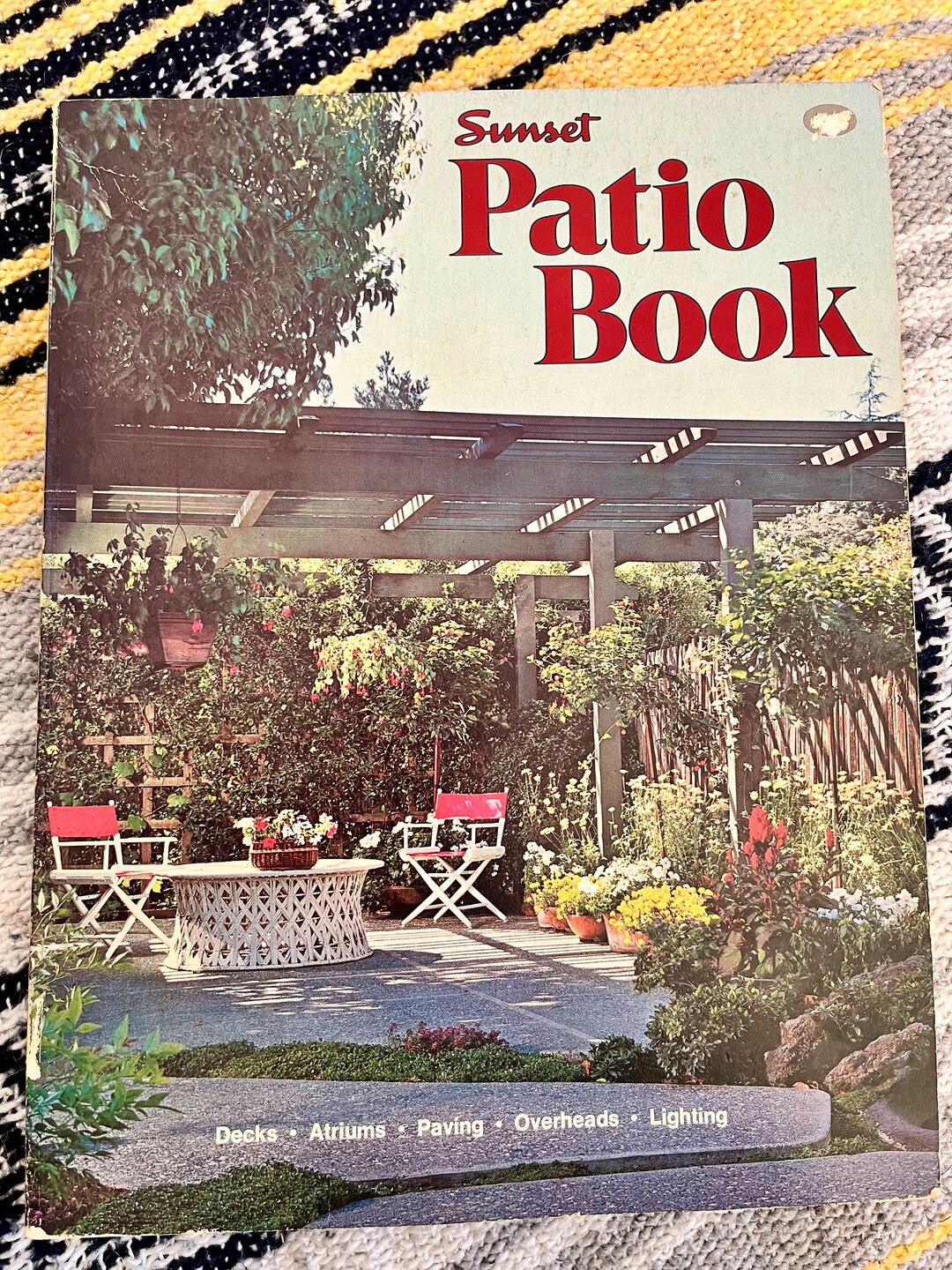 Vintage 1975 Sunset Magazines - Patio Book - Etsy