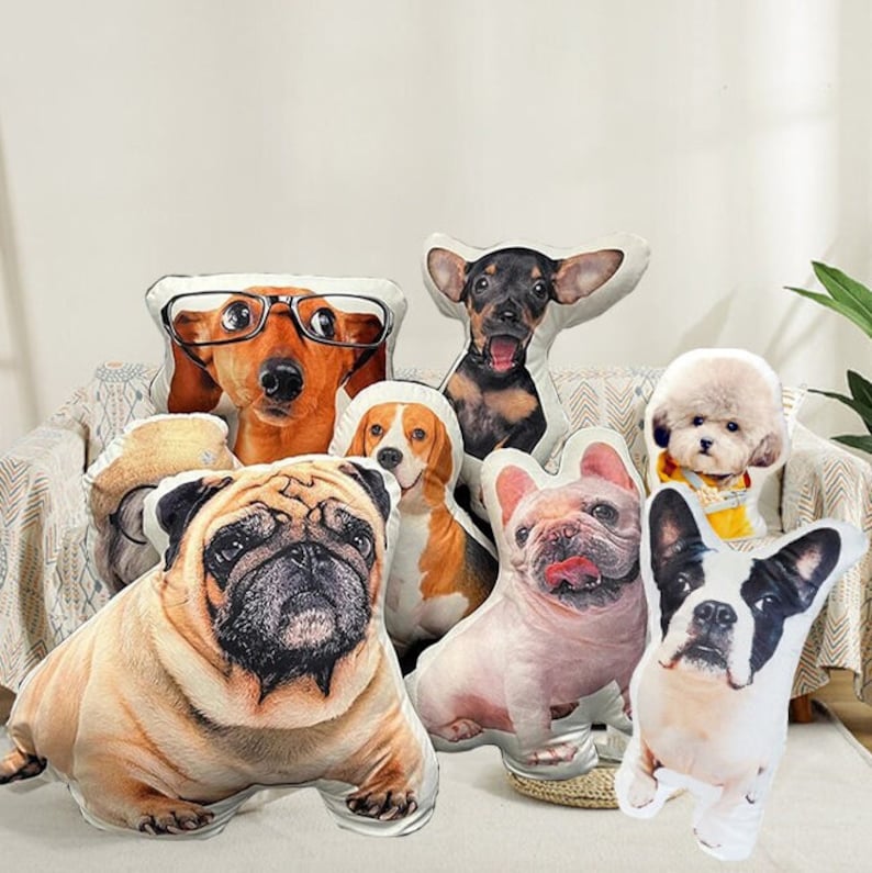 Custom Dog Pillow,personalized 3D Pet Pillow,pet Memorial Gifts,cute ...