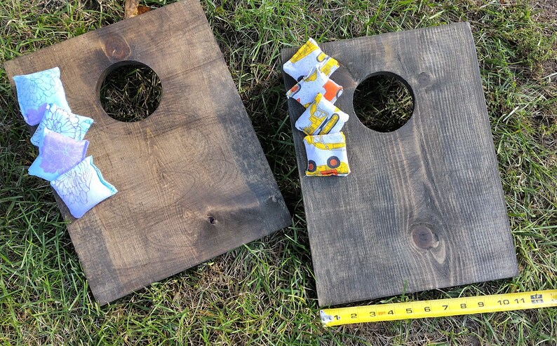 Medium Mini Cornhole Boards - Etsy