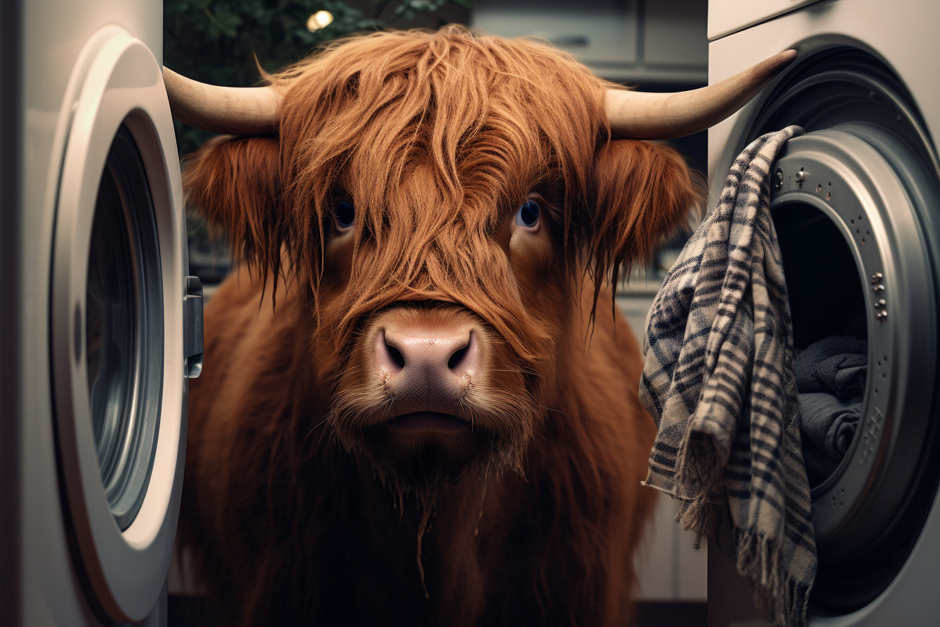 Highland Cow Laundry Set 10 Photos - Digital Download - Instant ...