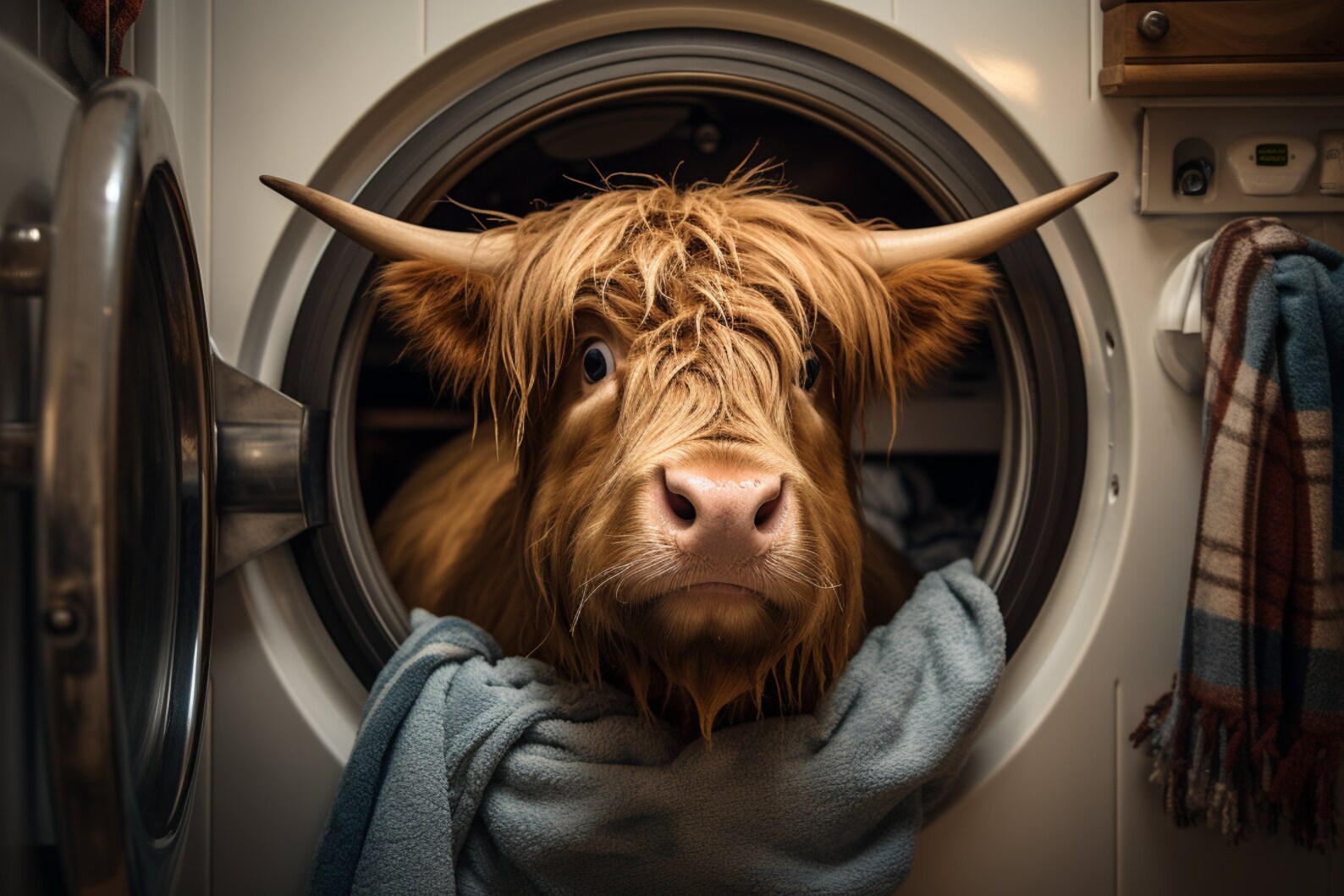Highland Cow Laundry Set 10 Photos - Digital Download - Instant ...