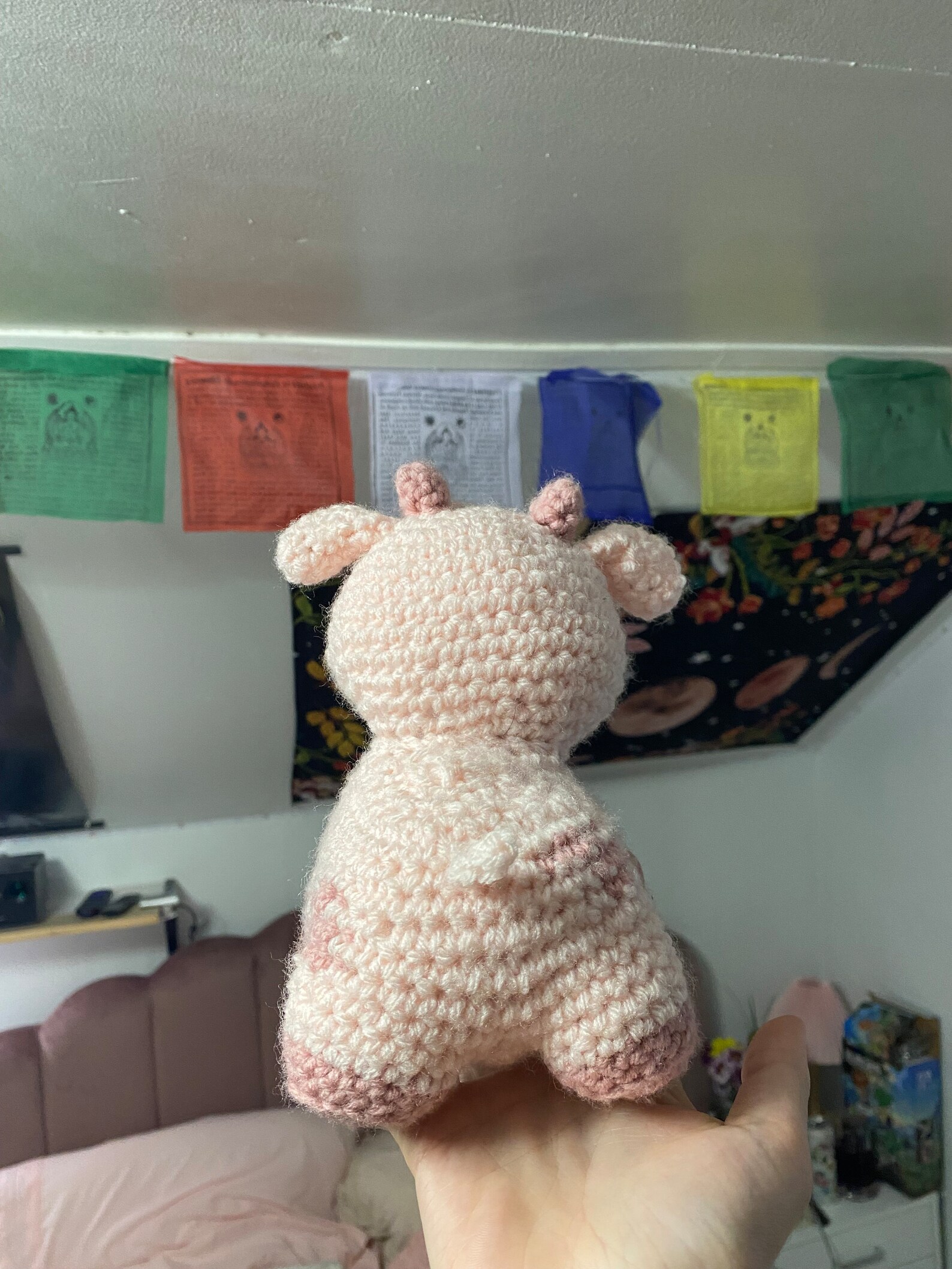 Cute Pink Crochet Cow Plushie - Etsy