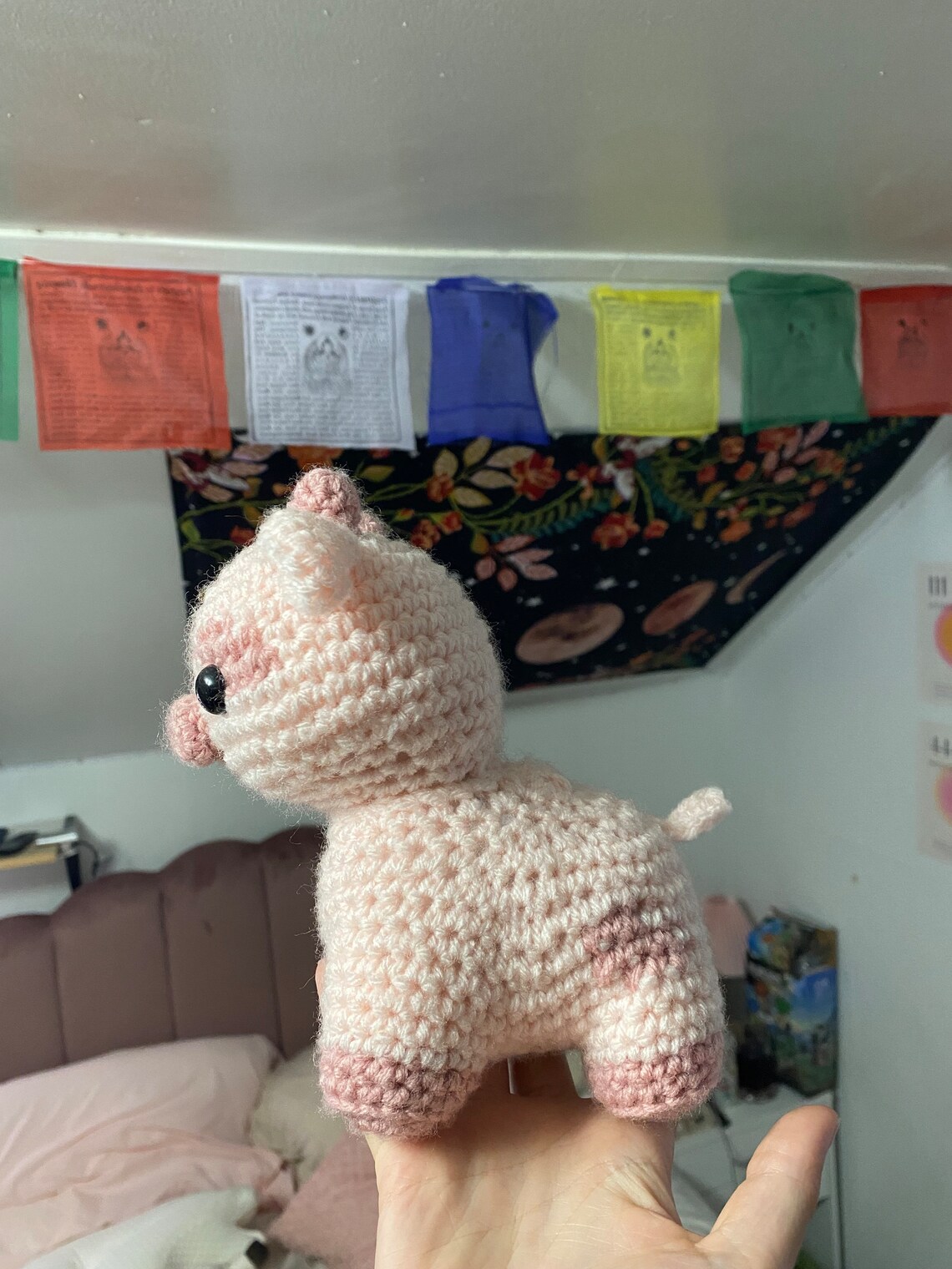 Cute Pink Crochet Cow Plushie - Etsy