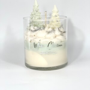 Elegant White Christmas Candle Gift Set, Premium Whipped Candle ...