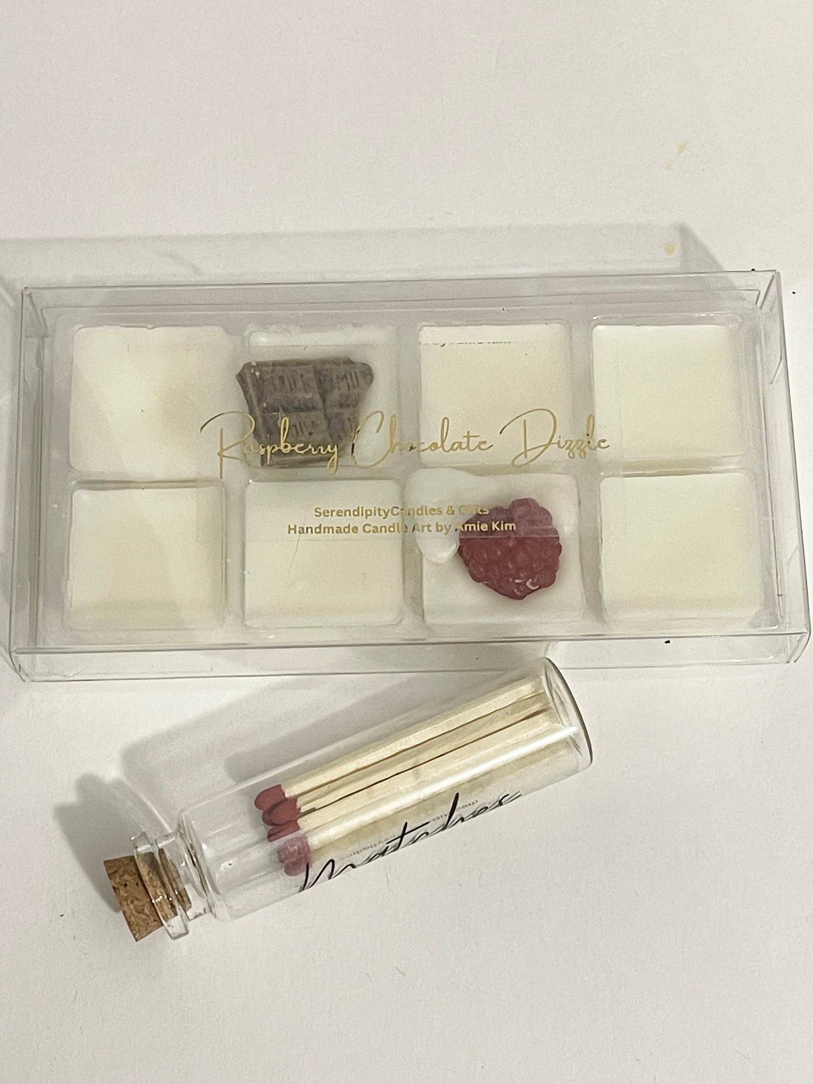 Chocolate Raspberry Drizzle Dessert Candle16 Oz Birthday Gift, Gift for ...