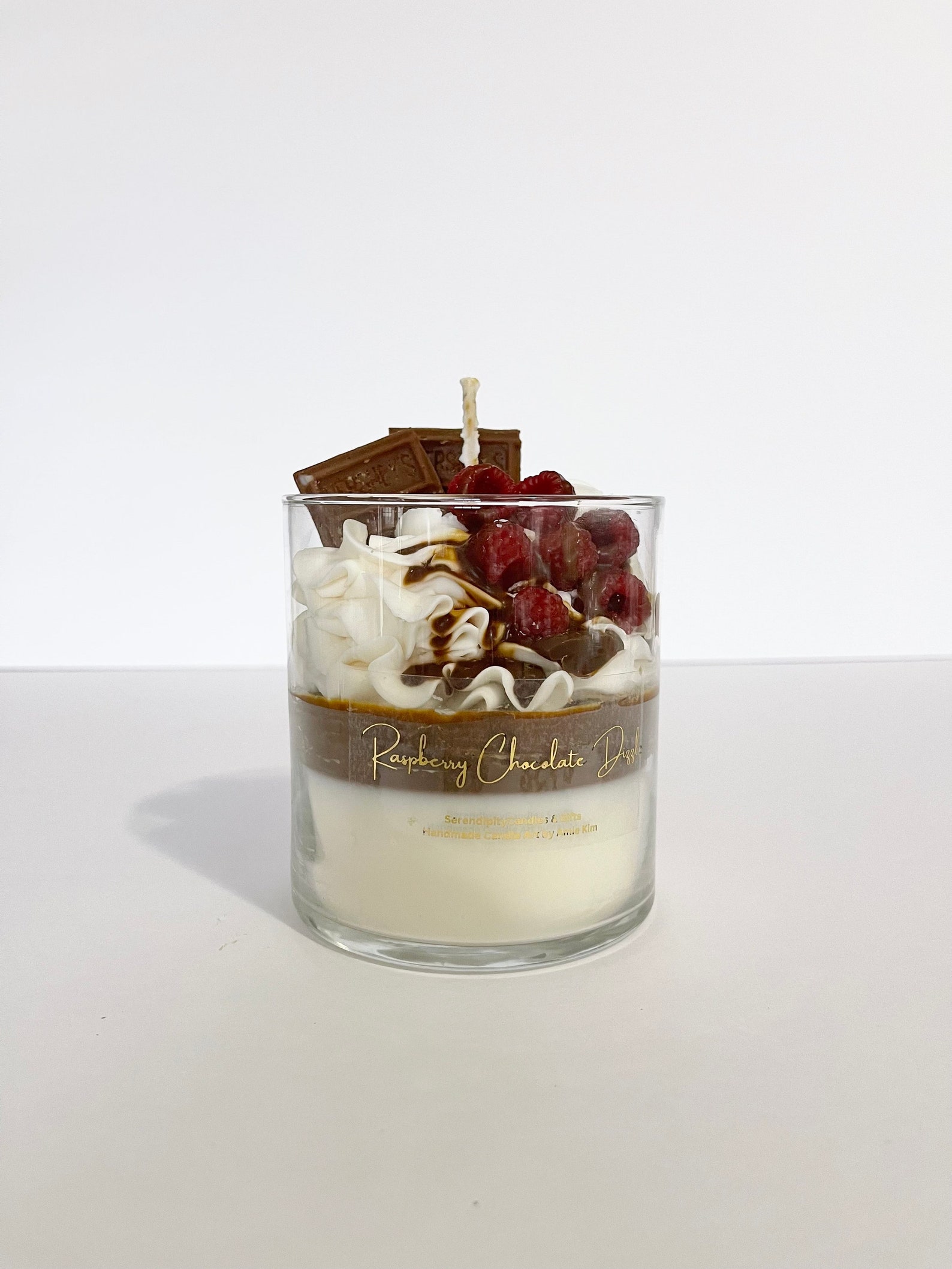 Chocolate Raspberry Drizzle Dessert Candle16 Oz Birthday Gift, Gift for ...