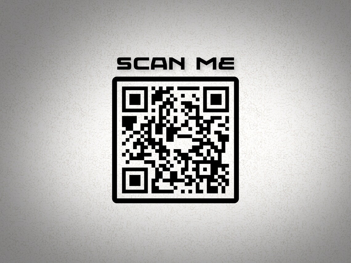 Custom QR Code. Vinyl Decal. - Etsy