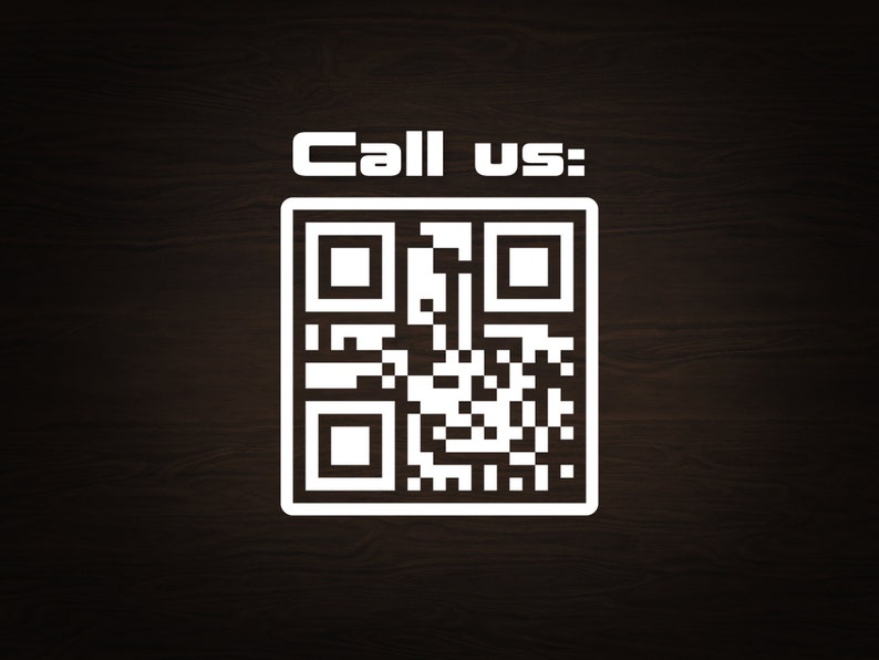 Custom QR Code. Vinyl Decal. - Etsy