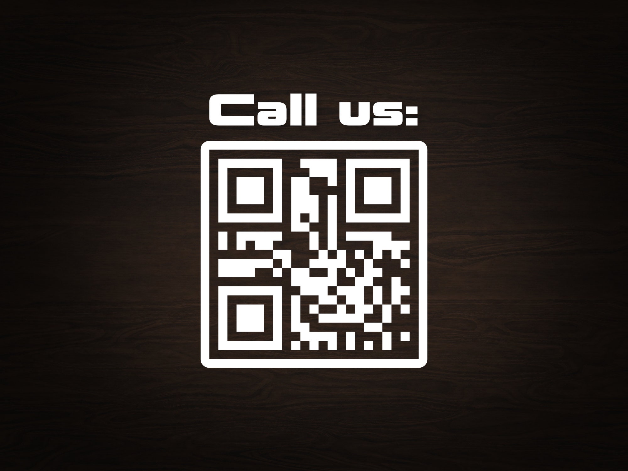 Custom QR Code. Vinyl Decal. - Etsy