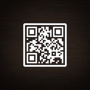 Custom QR Code. Vinyl Decal. - Etsy