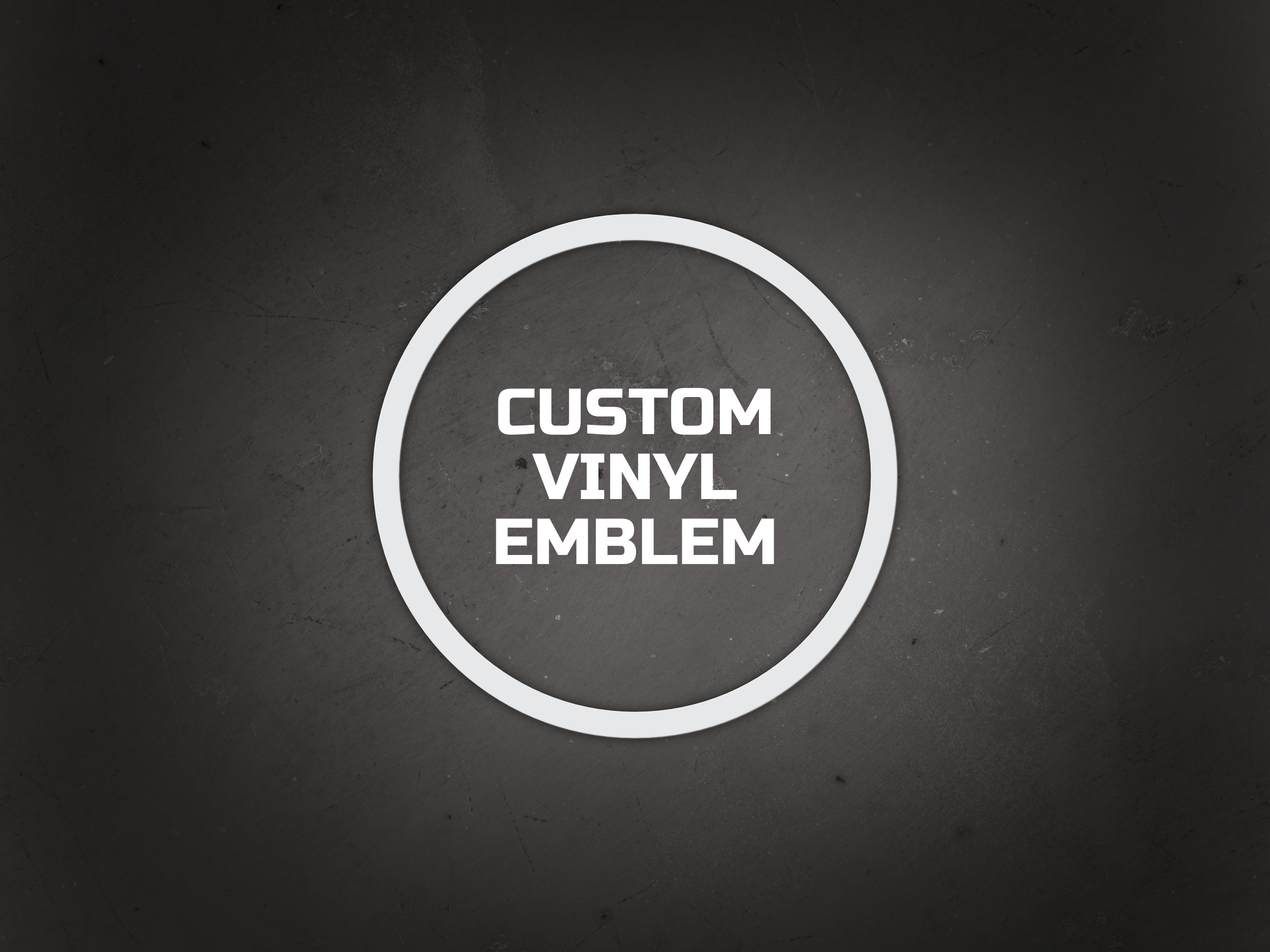 Custom Emblem or Logo. Vinyl Decal. - Etsy