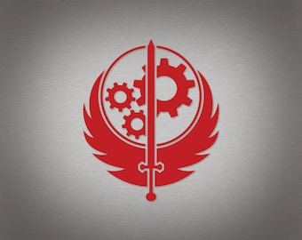 Brotherhood of Steel Decal, Sticker, Car, Laptop, Tumbler, Journal ...