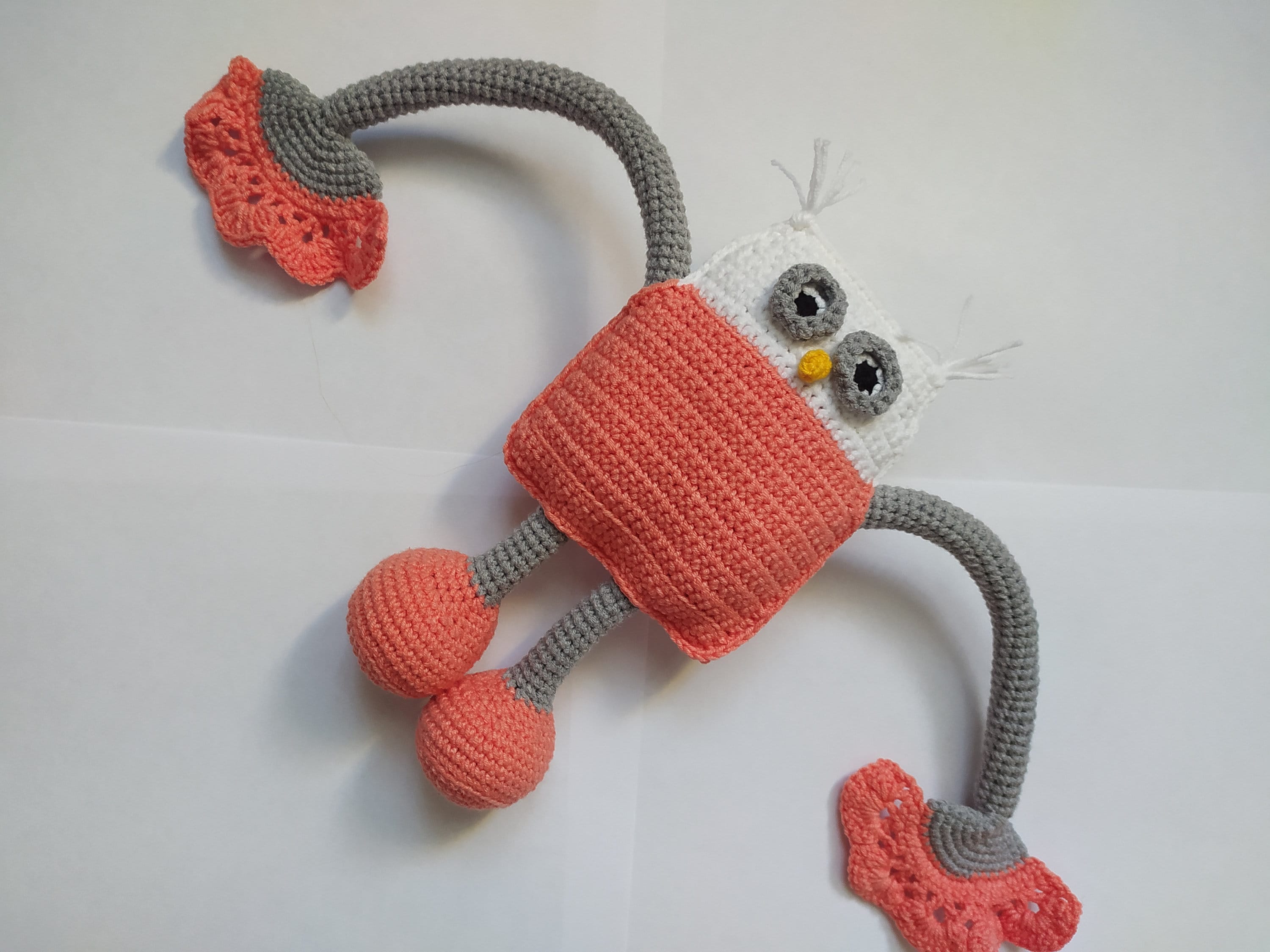 Crochet Pattern, Owl Fidget Toy Kids, Stretchable Sensory Toy Stroller ...