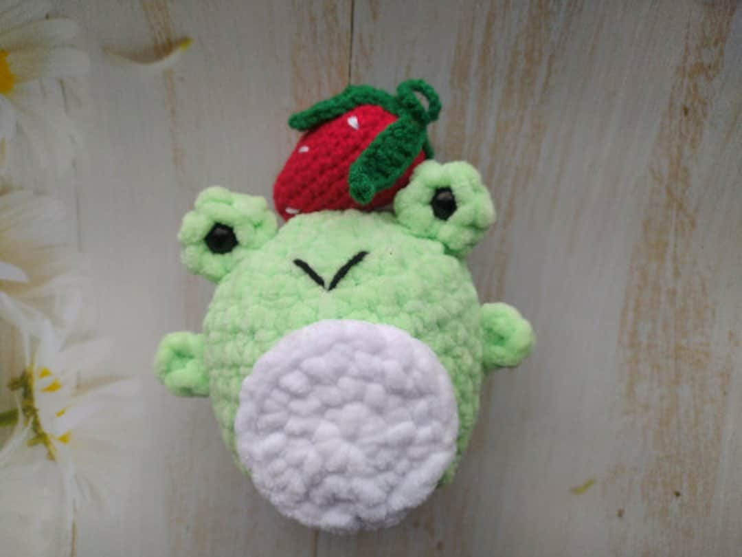 Frog Friend Worry Frog Frog Stress Ball Crochet Frog - Etsy