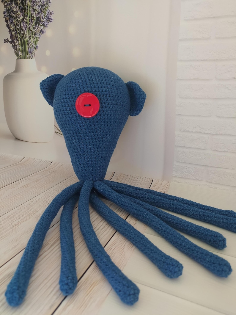 Coraline Squid Coraline Inspired Crochet Squid Toy – Creepy Cute ...