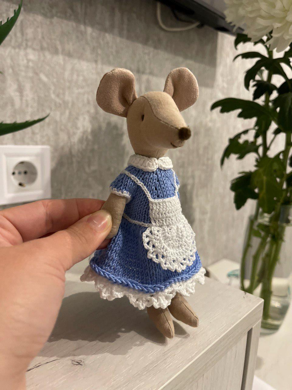Maileg Mouse Clothes Outfit Knitted Miniature Wardrobe Christmas Gift ...