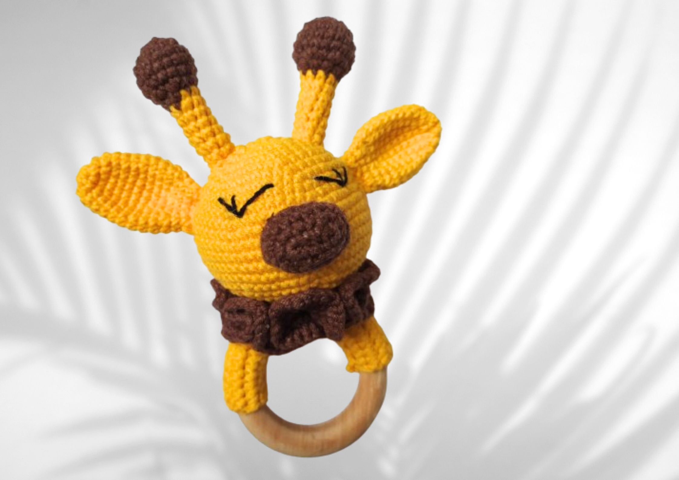 Crochet Pattern Giraffe, Crochet Toys Pattern, Stroller Toy, Crochet ...