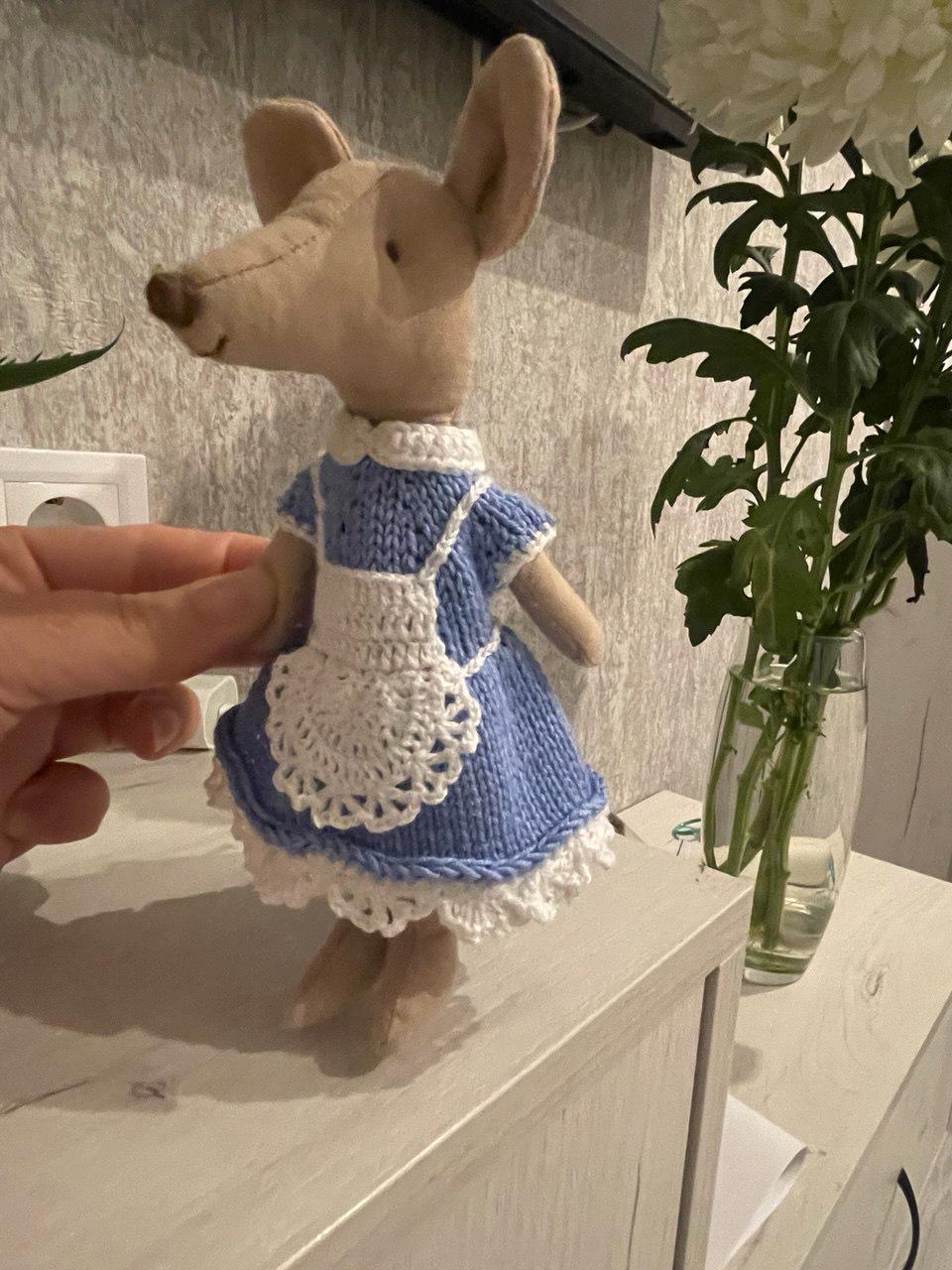 Maileg Mouse Clothes Outfit Knitted Miniature Wardrobe Christmas Gift ...