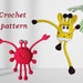 Crochet Pattern of Giraffe and Zebra, Fidget Toy Kids, Sensory Stretchy ...
