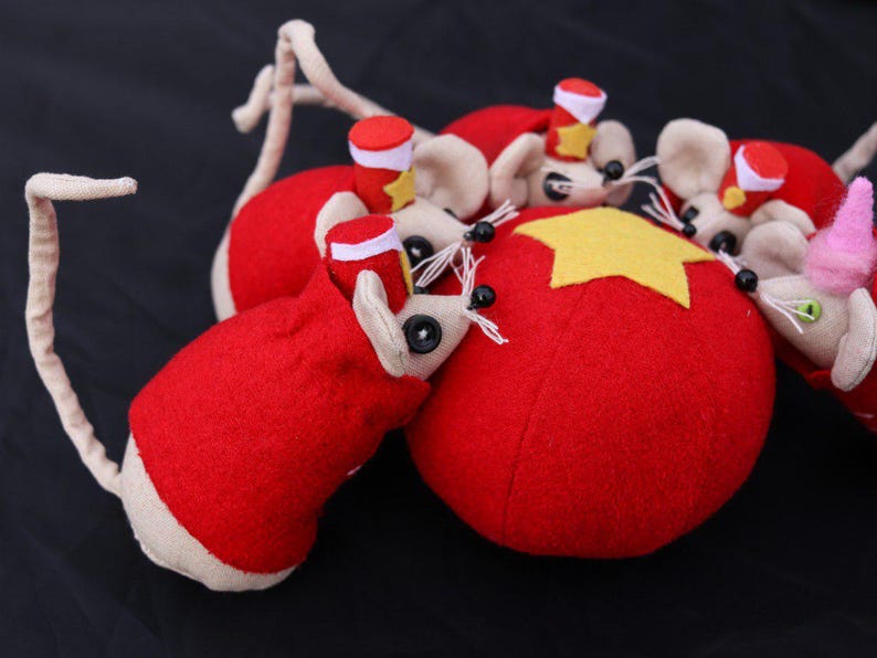 Coraline Other Mother World Mice – Handmade Nightmare Friends Christmas ...