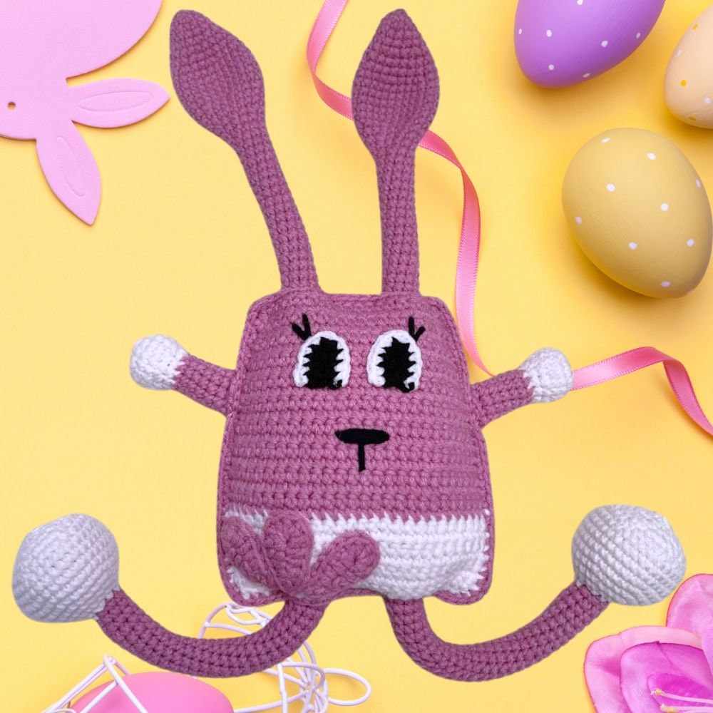 Crochet Pattern, DIY, Easter Bunny Crochet, Sensory Crochet Toy ...