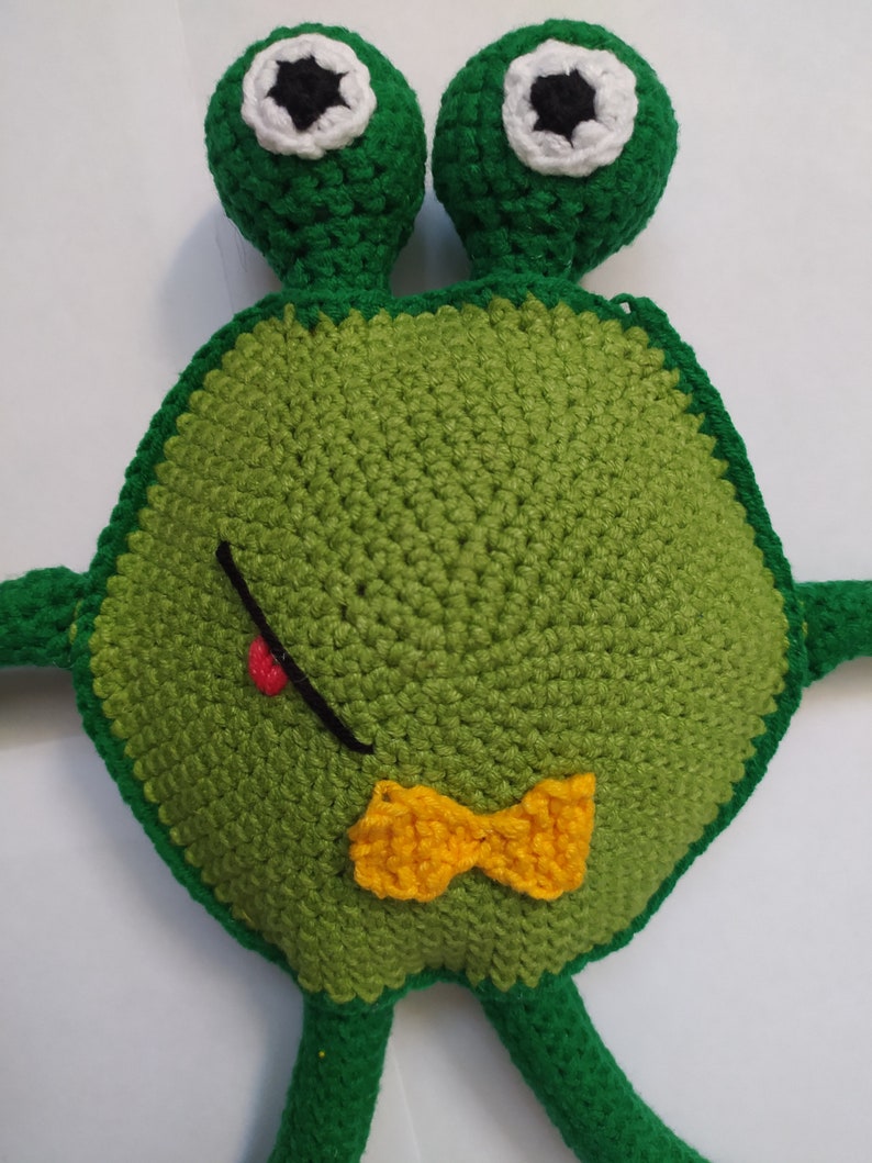 Crochet Pattern Frog, DIY Digital File, Amigurumi Pattern, Fidget Toy ...
