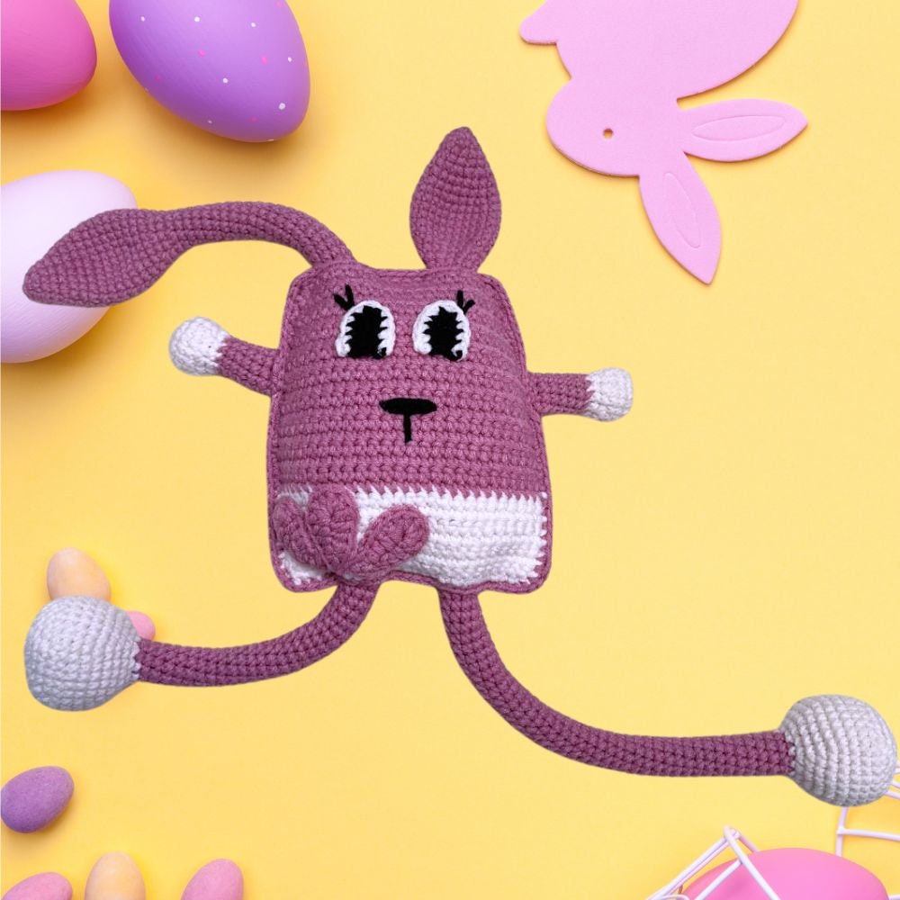 Crochet Pattern, DIY, Easter Bunny Crochet, Sensory Crochet Toy ...