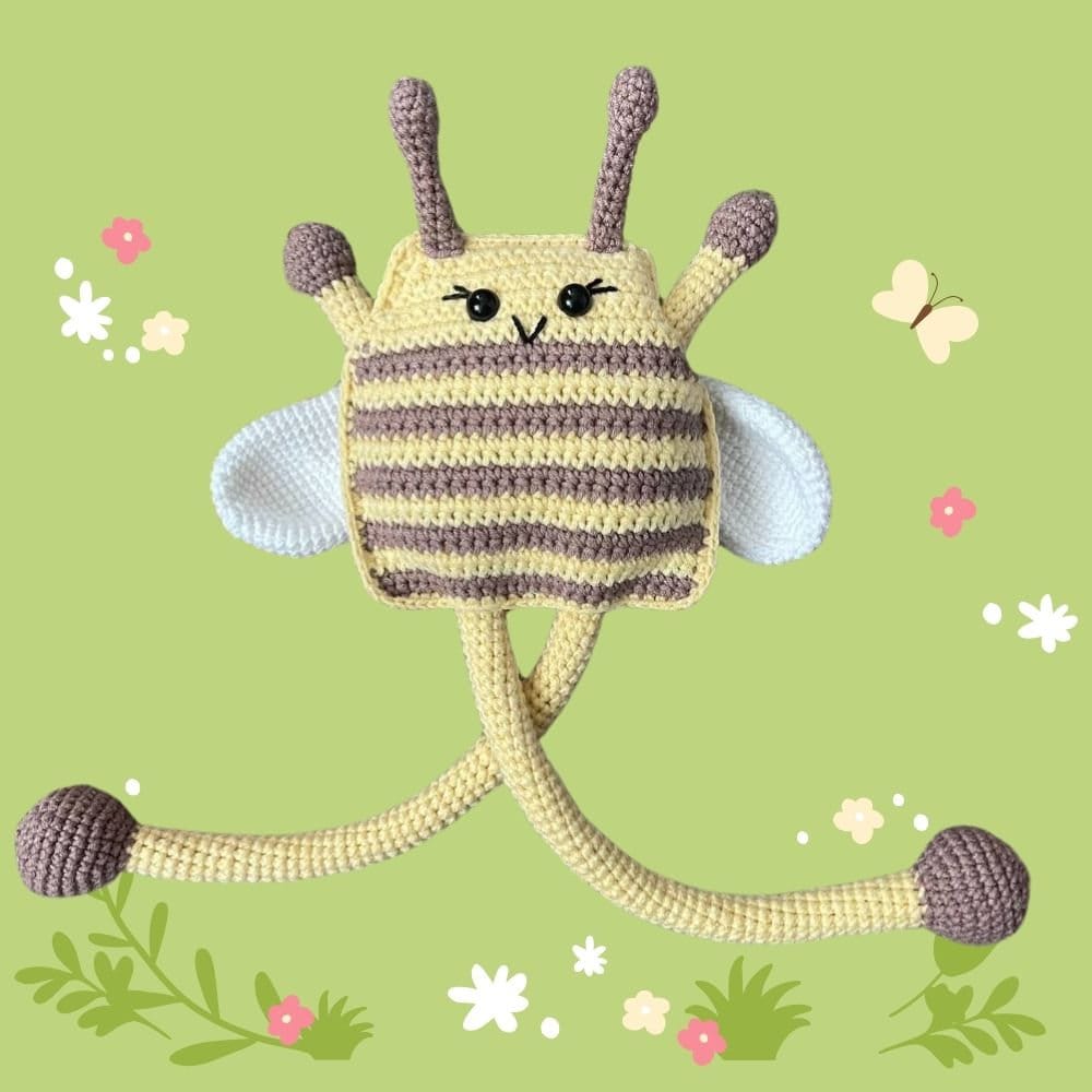 CROCHET PATTERN, Crochet Bee, Tug Toy, Sensory Crochet Toy, DIY, Easter ...