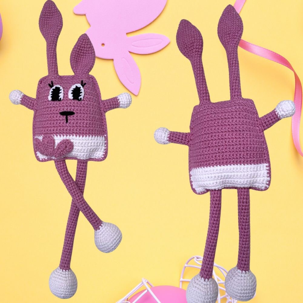 Crochet Pattern, DIY, Easter Bunny Crochet, Sensory Crochet Toy ...