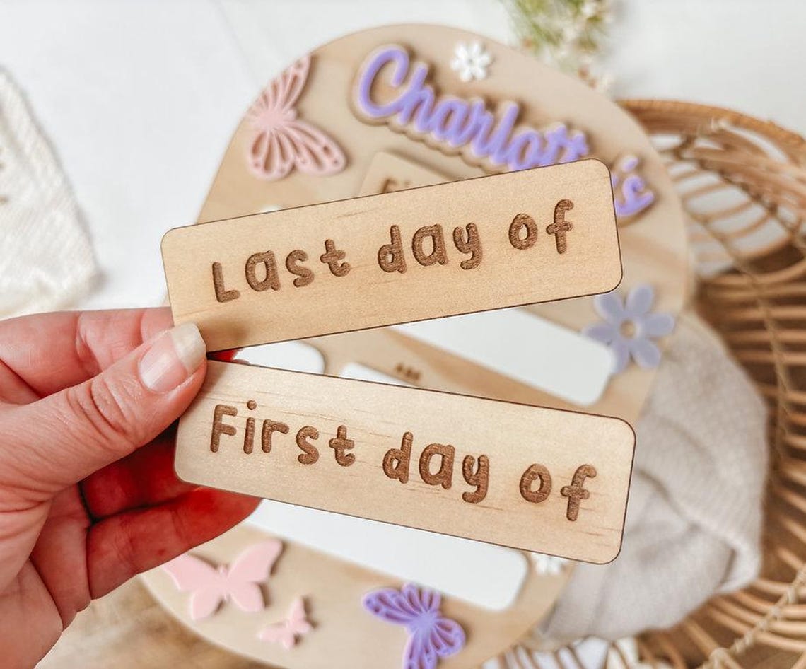 White Daisy Interchangeable First Day Board Back to School Board ...