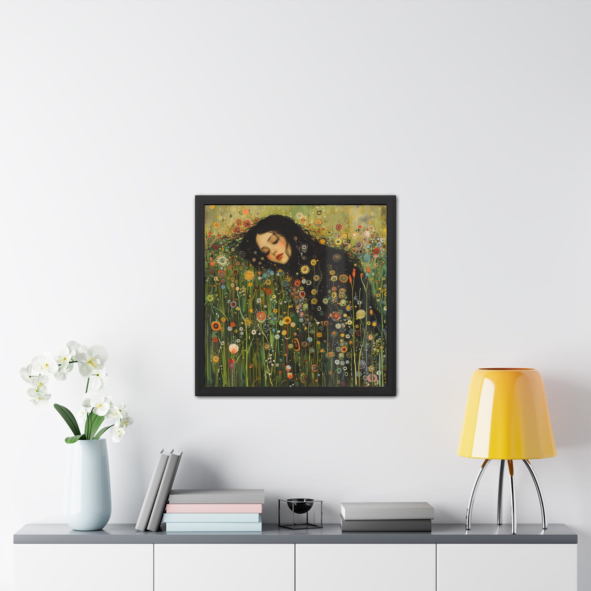 Framed Posters Gustav Klimt Inspired Wall Art Prints Living Room Art ...