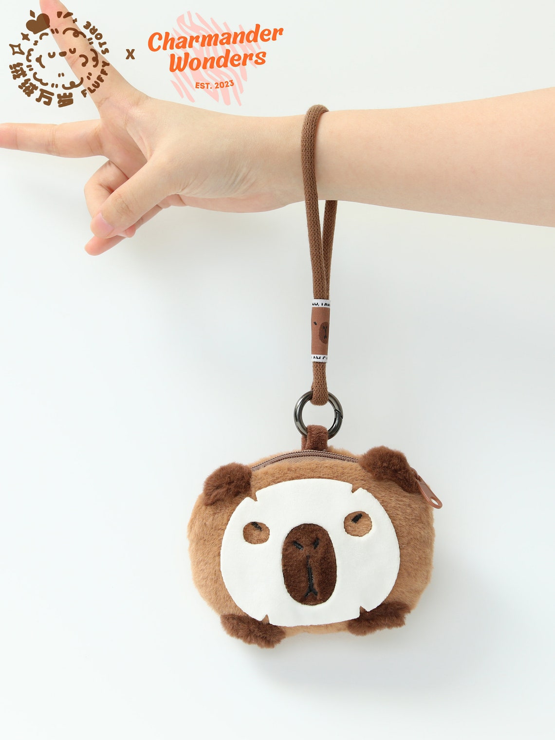 Capybara Coin Purse, Capybara Wallet, Capybara Plush, Zip Pouch ...