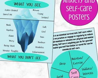 Anxiety Iceberg - Etsy