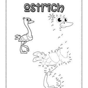 Animal Connect the Dots Printables: 50 Pages of Fun! Instant Download ...