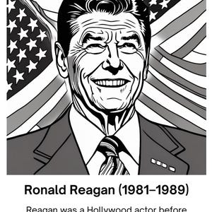 US Presidents Coloring Pages With Fun Facts | Presidential Printable ...