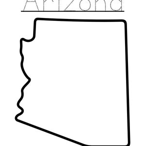 50 States Coloring Pages Set discover the USA: Geography Activity for ...