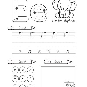 ABC Learning & Tracing Worksheets for Kids | Printable Alphabet ...