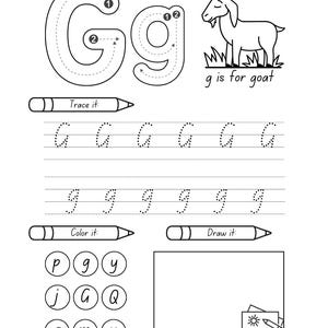 ABC Learning & Tracing Worksheets for Kids | Printable Alphabet ...