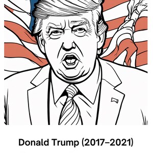 US Presidents Coloring Pages With Fun Facts | Presidential Printable ...