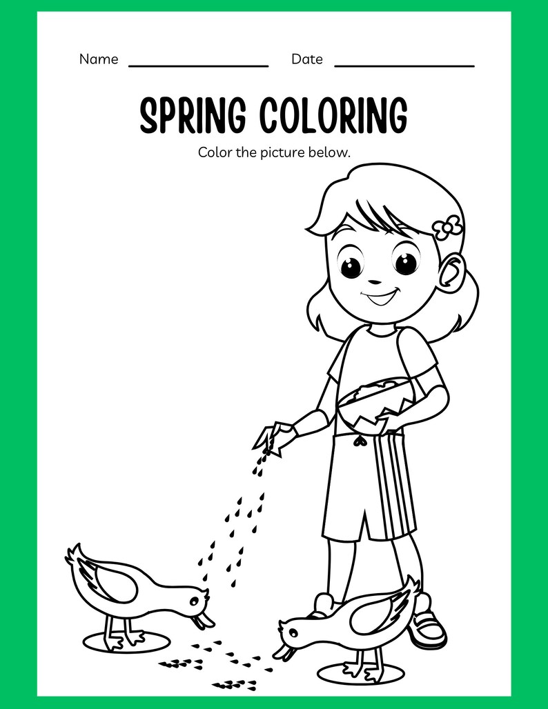 Kindergarten Spring Workbook - 25 Printable Worksheets | Writing ...