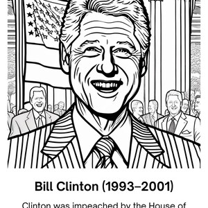US Presidents Coloring Pages With Fun Facts | Presidential Printable ...