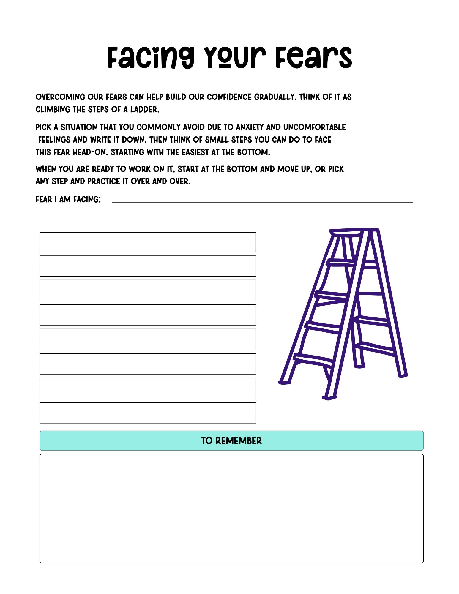 Anxiety and Depression Workbook BUNDLE 120+ Page Digital Download ...