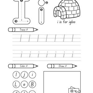 ABC Learning &amp; Tracing Worksheets for Kids | Printable Alphabet ...