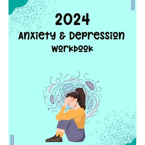 Anxiety and Depression Workbook BUNDLE 120+ Page Digital Download ...