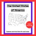 50 US States Coloring Pages With Capitals & Facts | Educational ...