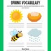 Kindergarten Spring Workbook - 25 Printable Worksheets | Writing ...