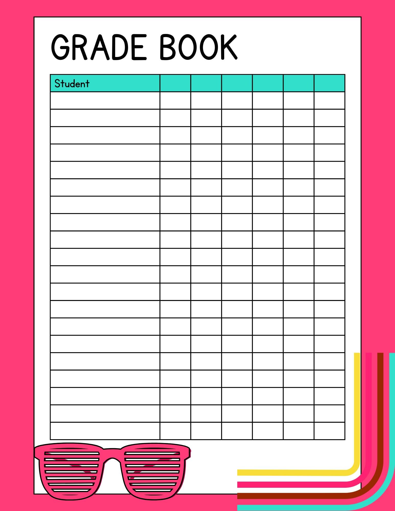 Retro 90's Themed Printable Teacher Planner | Teacher Planner PDF | Fun ...