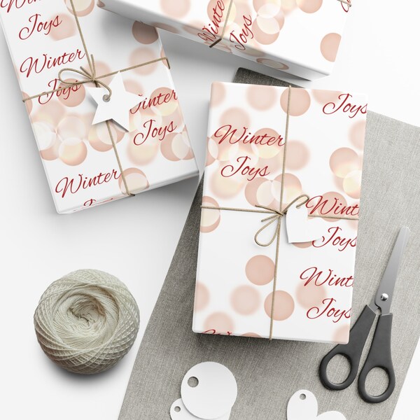 Joy Wrapping Paper - Etsy